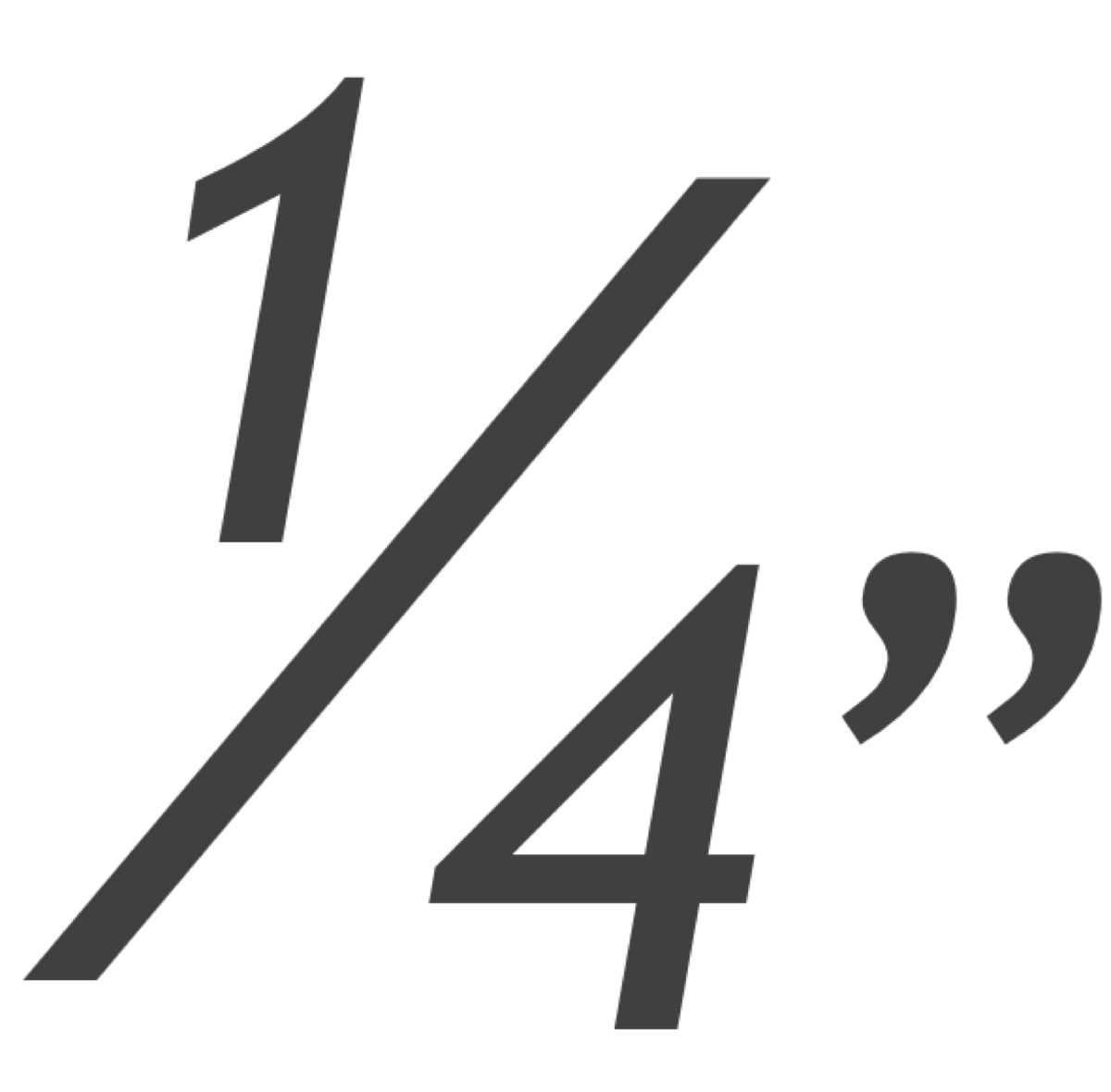 1/4" – Woodchucks Wood