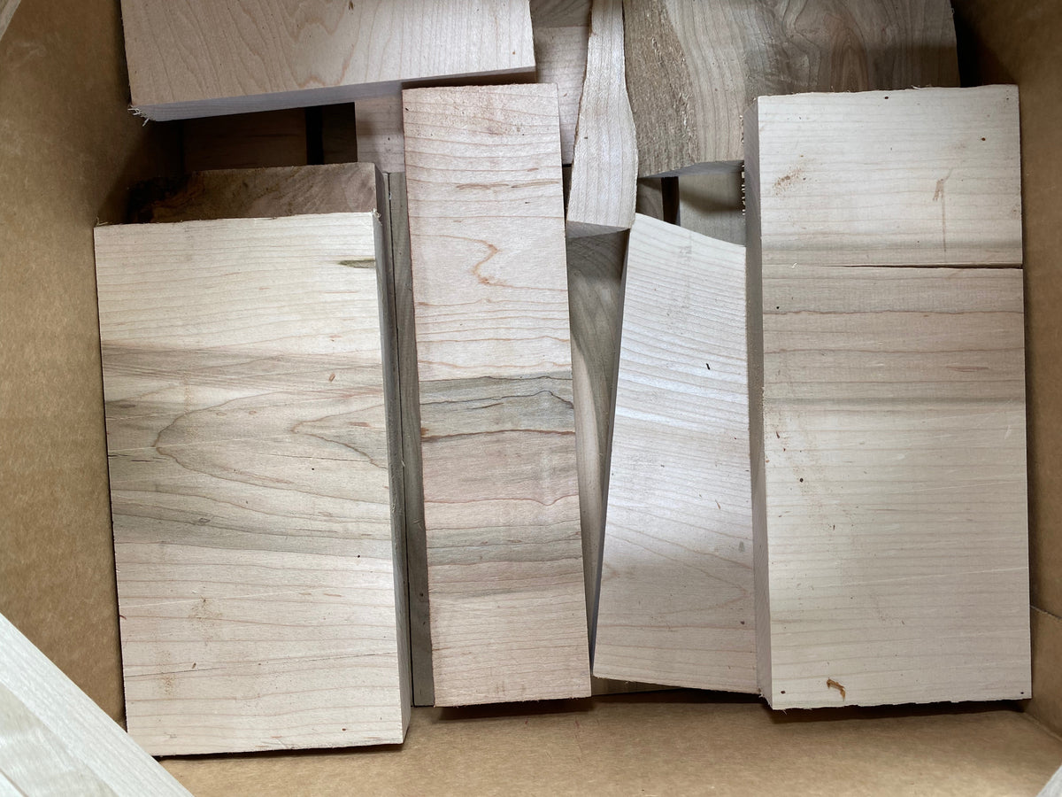 Box of Small Wood Pieces - All Maple - Free Shipping! – Woodchucks Wood